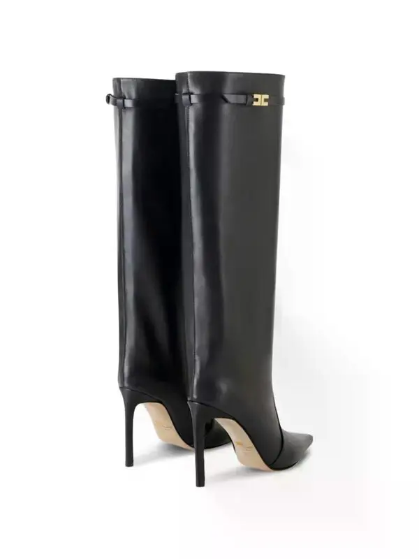 Elisabetta Franchi Nappa-effect Calfskin Boots