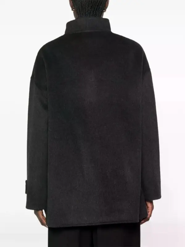 THE DYNAMIS STUDIO High-neck Patch-pocket Coat