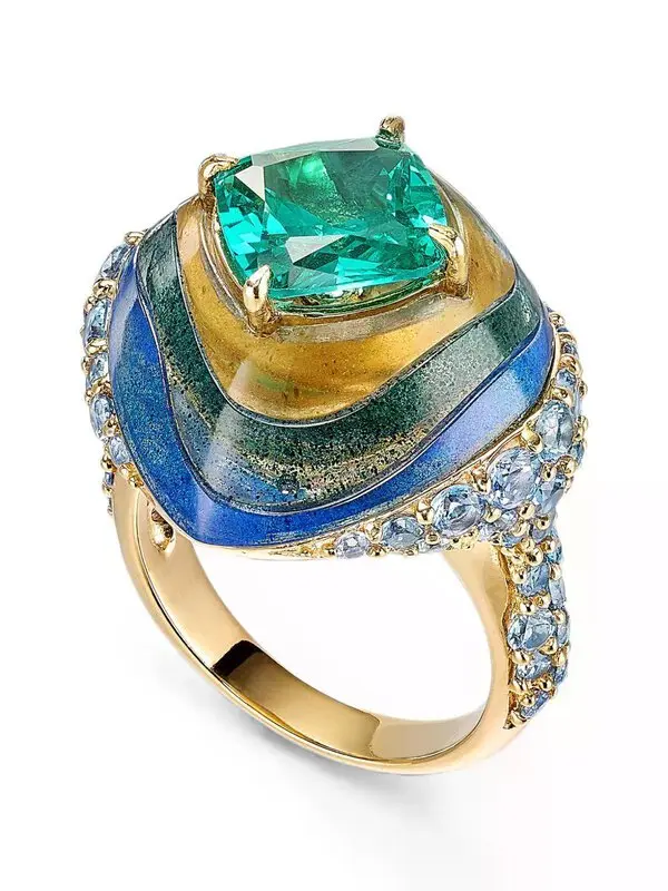 ANABELA CHAN Ocean Sugarloaf Ring - Gold