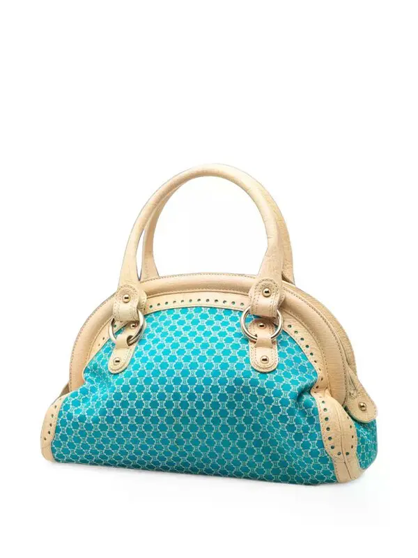 Celine 2000-2026 Macadam Canvas Dome Handbag
