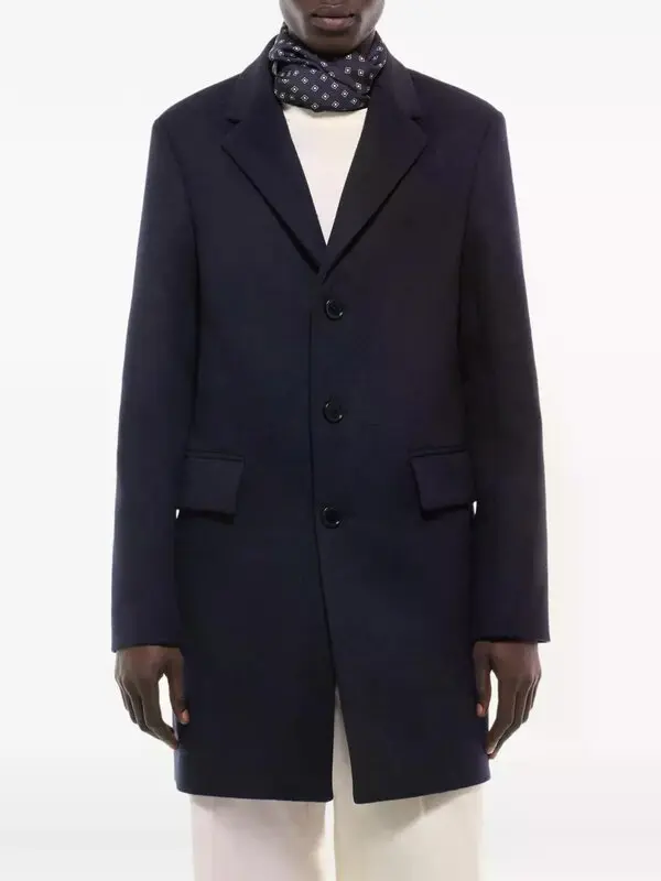 FURSAC Button-fastening Overcoat