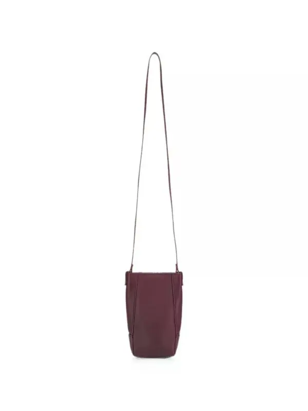 Brunello Cucinelli Leather Crossbody Bag - Red