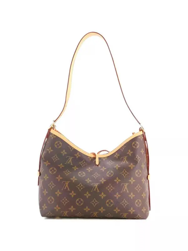 LOUIS VUITTON Carryall Monogram Canvas Pm Hobo Bag