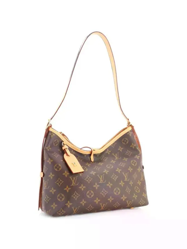 LOUIS VUITTON Carryall Monogram Canvas Pm Hobo Bag