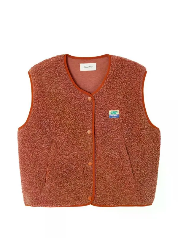 American Vintage Shearling-effect Waistcoat