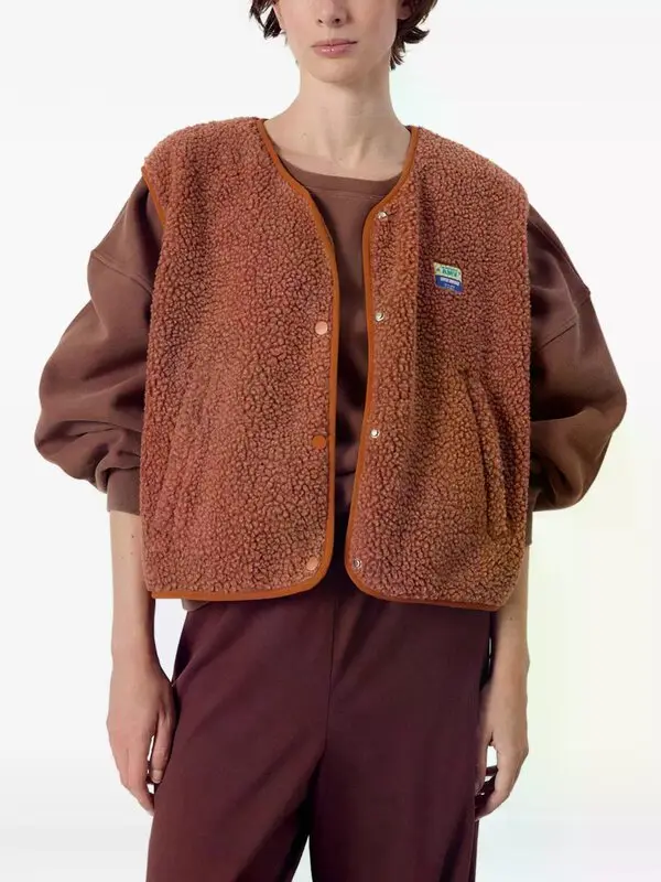 American Vintage Shearling-effect Waistcoat