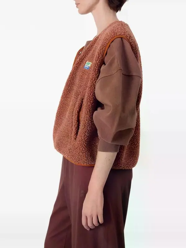 American Vintage Shearling-effect Waistcoat
