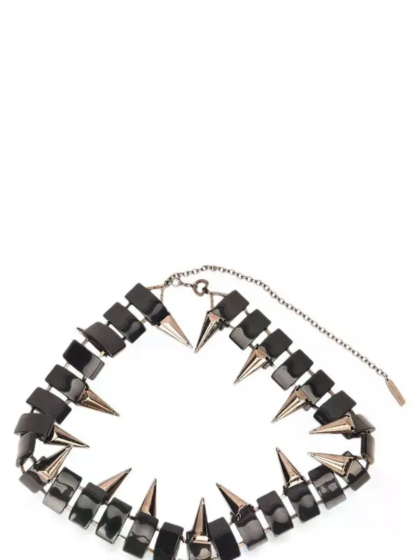 Alberta Ferretti Studded Panelled Belt