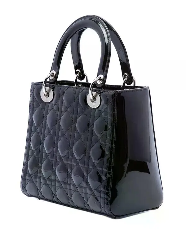 Dior 2012 Medium Patent Cannage Lady Satchel