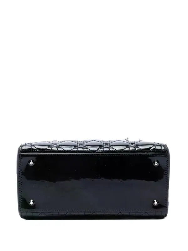 Dior 2012 Medium Patent Cannage Lady Satchel