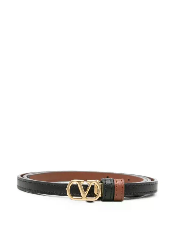 Valentino Garavani Leather Belt - Black