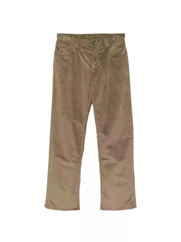 Etro Corduroy Straight-leg Trousers - Brown
