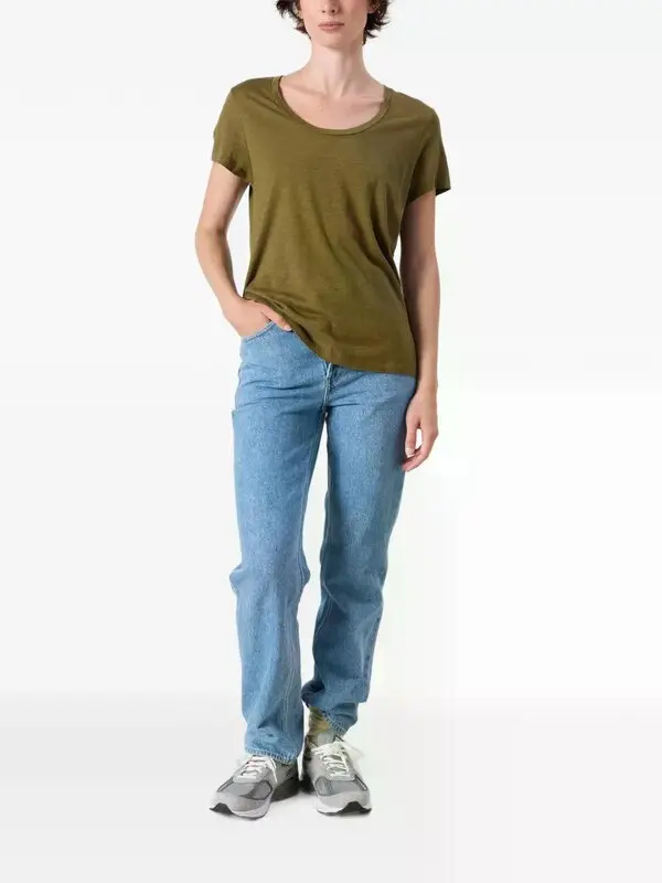 American Vintage Jacksonville U-neck T-shirt - Green