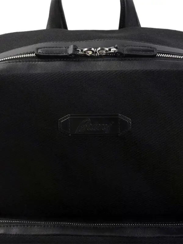 Brioni Logo-patch Zip-around Backpack