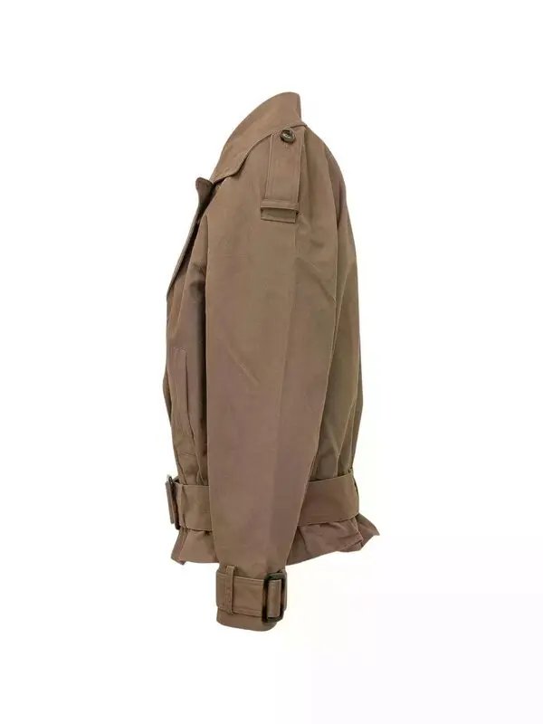 Ba&sh Double-breasted Belted Jacket