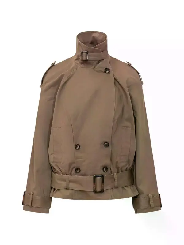 Ba&sh Double-breasted Belted Jacket