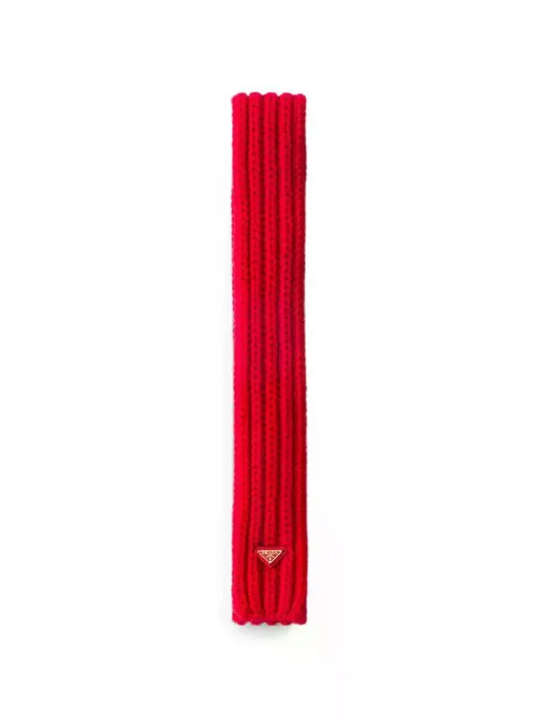 Prada Wool Scarf - Red
