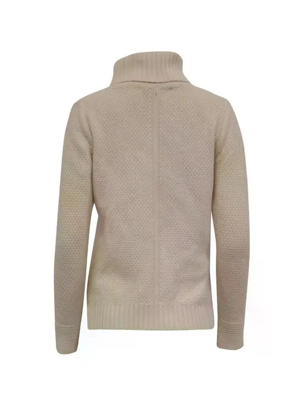 Skull Cashmere Cable-knit Turtleneck Sweater