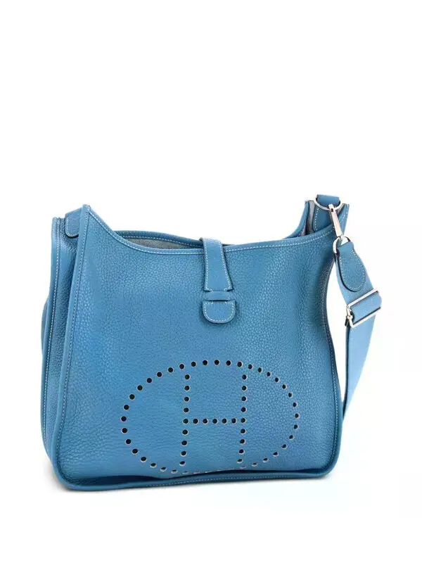Hermès Evelyne Bag Gen Iii Clemence Gm - Blue