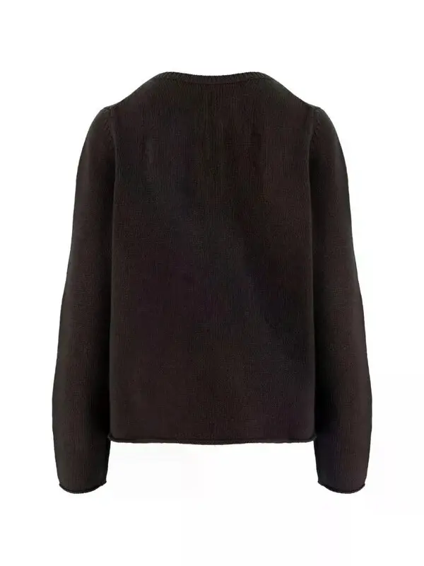 ALLUDE Crew-neck Cashmere Sweater