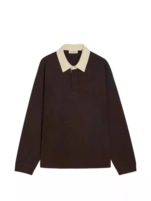 FRAME Long-sleeve Rugby Polo Shirt