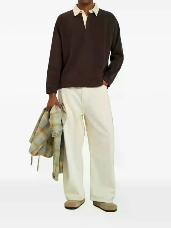 FRAME Long-sleeve Rugby Polo Shirt
