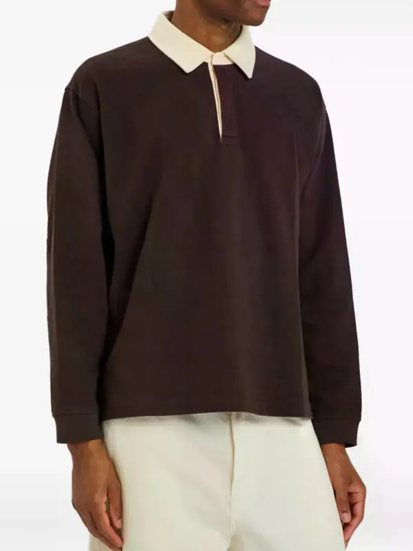 FRAME Long-sleeve Rugby Polo Shirt
