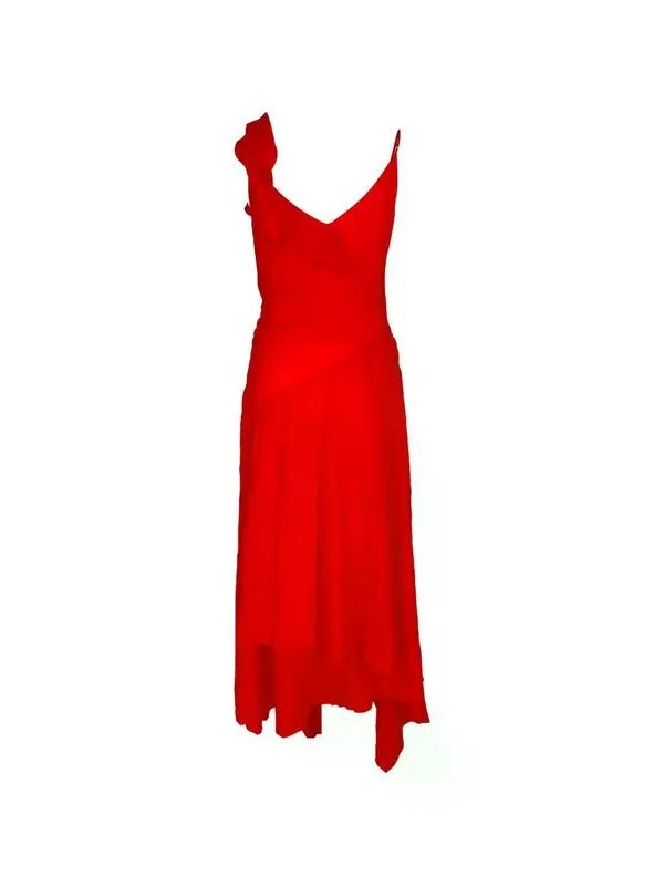 Diane Von Furstenberg Wrap-accent Asymmetric Dress