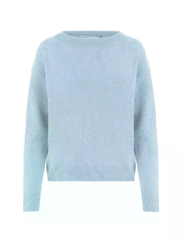 ALLUDE Ribbed-trim Cashmere Sweater