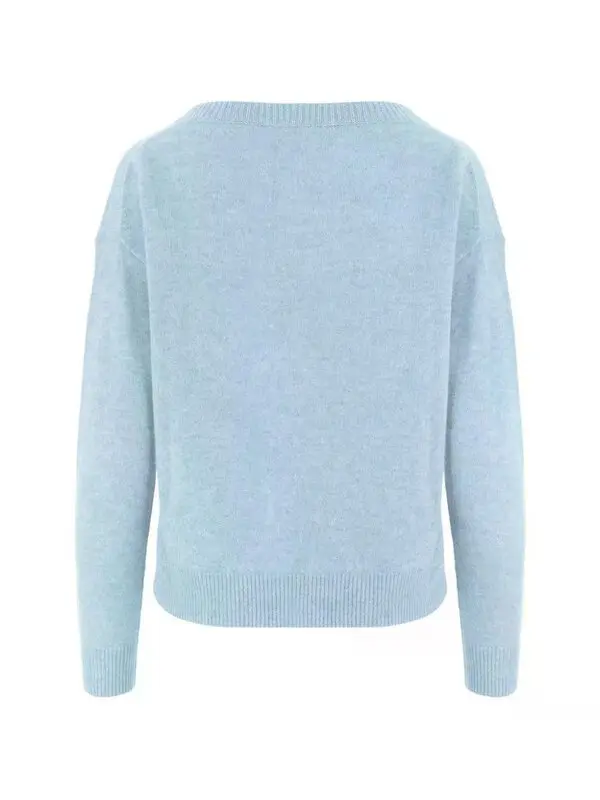 ALLUDE Ribbed-trim Cashmere Sweater