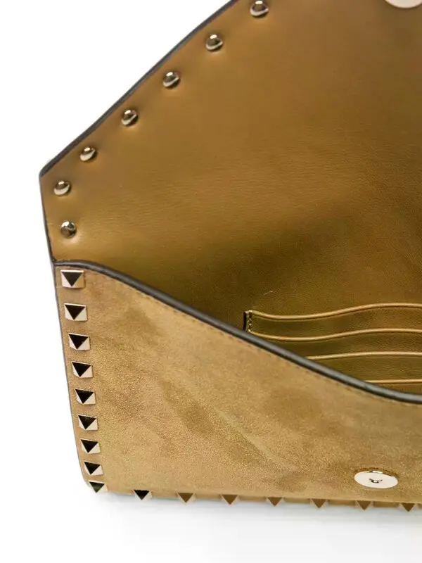 Valentino Garavani Rockstud Wrist-strap Clutch Bag