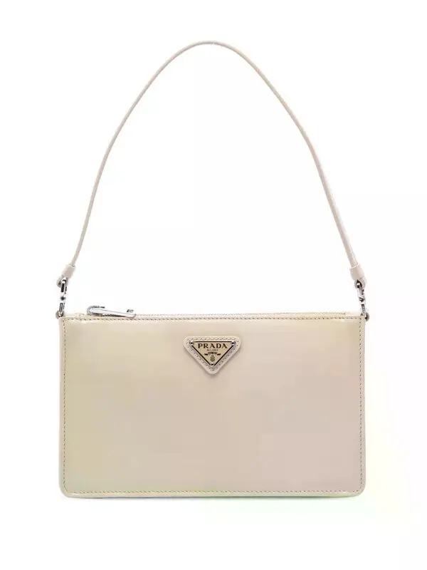 Prada Spazzolato Leather Shoulder Bag