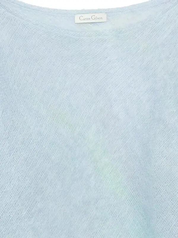 Carine Gilson Boat-neck Long-sleeve Sweater