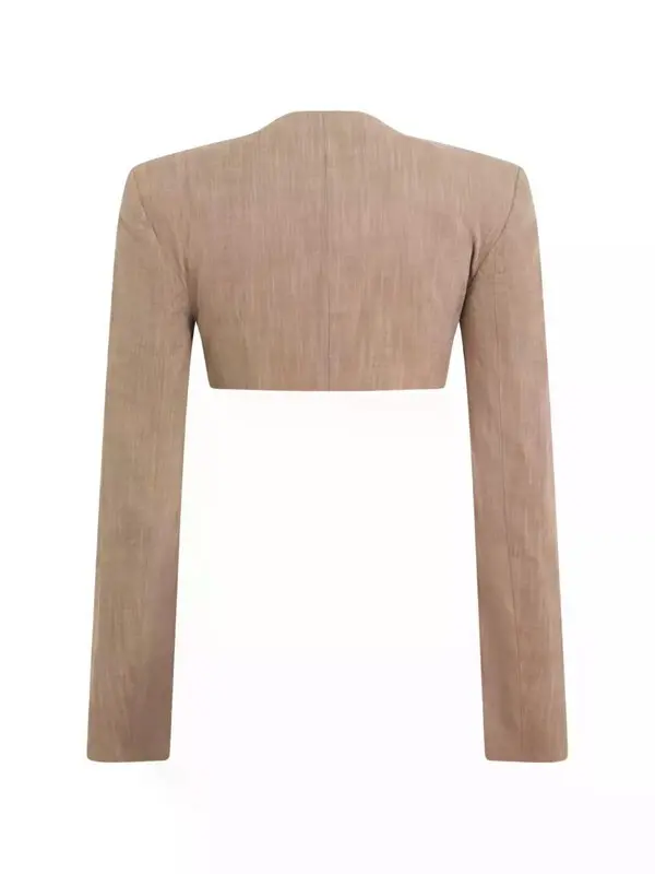 Philosophy Di Lorenzo Serafini Cut-out Cropped Jacket