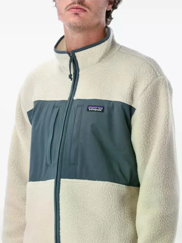 Patagonia Fleece-texture Panelled Jacket