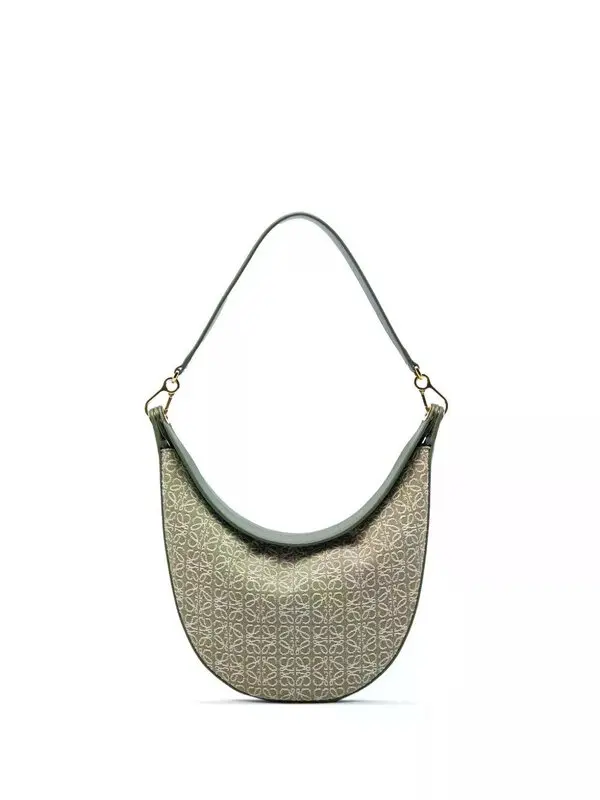 Loewe 2022 Anagram Canvas Luna Hobo Bag
