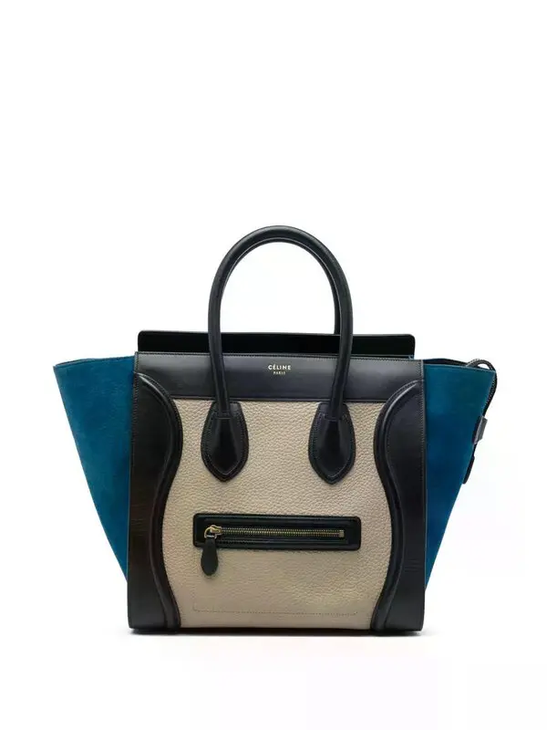 Celine Mini Luggage Tote Bag - Neutrals