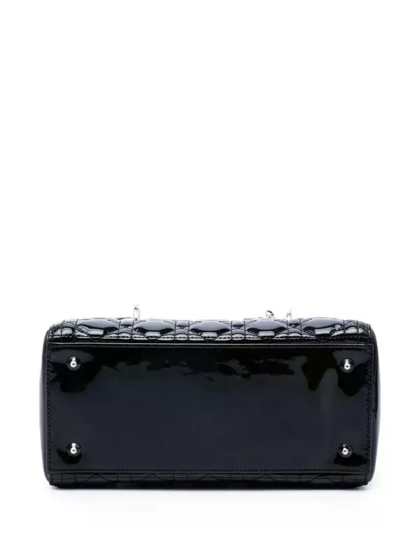 Dior 2015 Medium Patent Cannage Lady Satchel