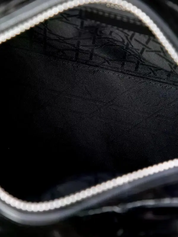 Dior 2015 Medium Patent Cannage Lady Satchel