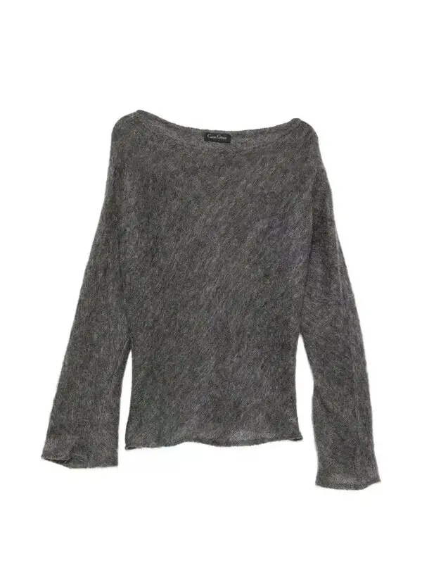 Carine Gilson Mohair Long-sleeve Sweater - Grey