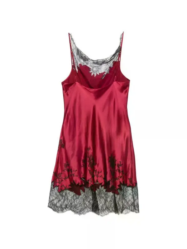 Carine Gilson Lace-trimmed Slip Dress