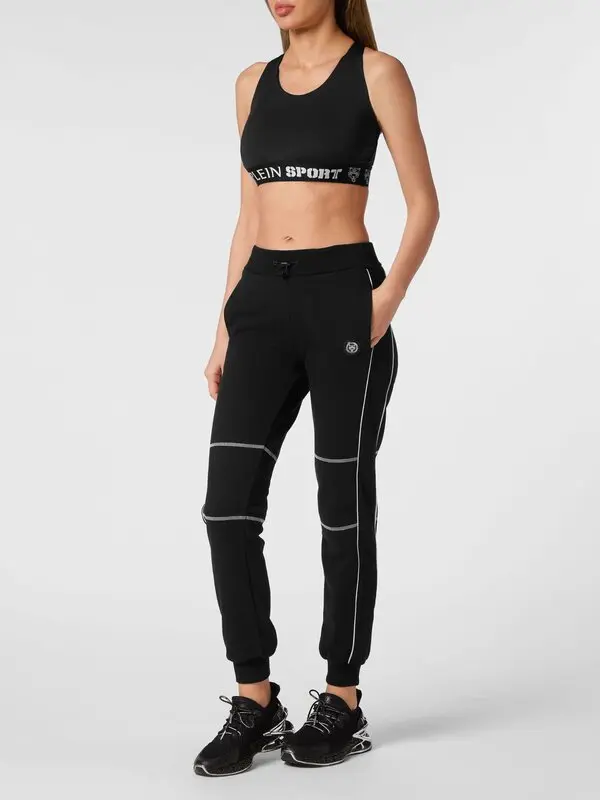 PLEIN SPORT Racerback Top With Contrast Branding