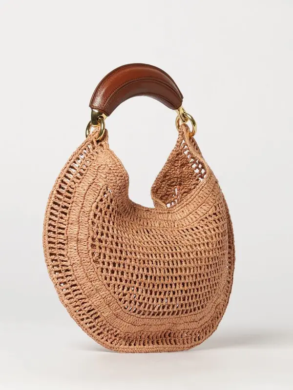 Chloé Woven Shoulder Bag - Beige