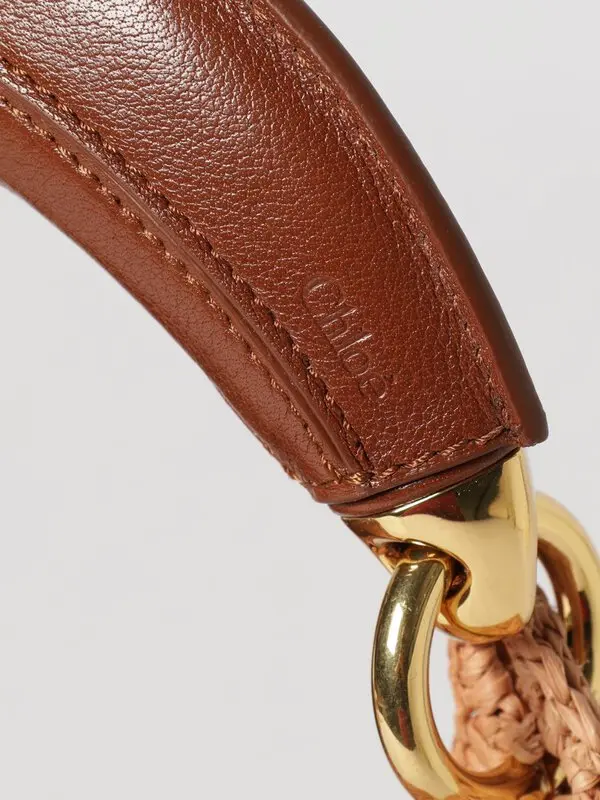 Chloé Woven Shoulder Bag - Beige