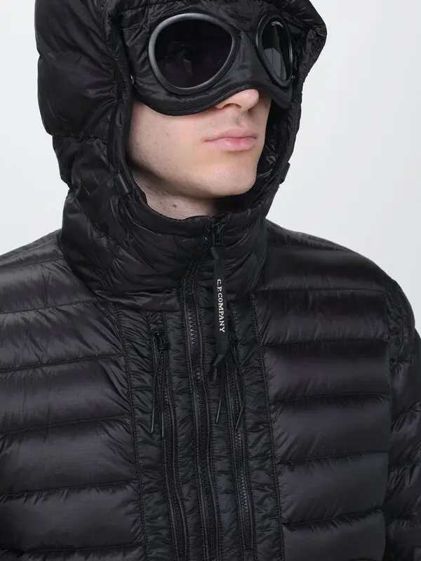 C.P. COMPANY D.d. Shell Goggle Down Jacket With Hood