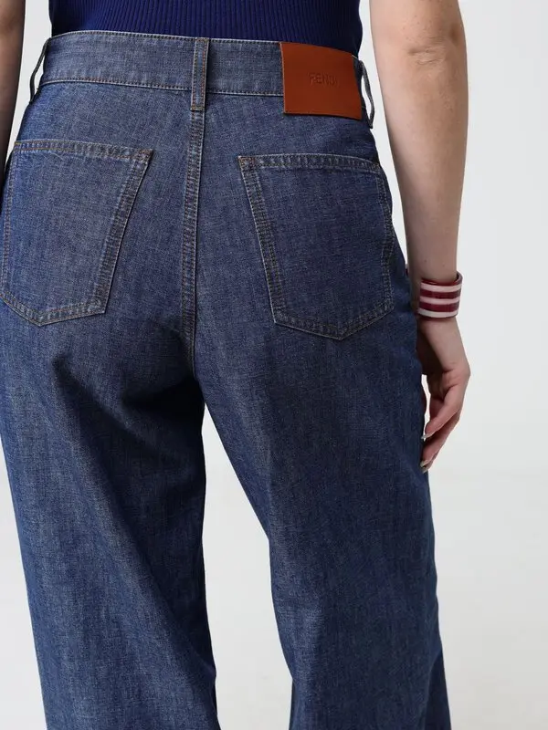 Fendi Wide Leg Jeans