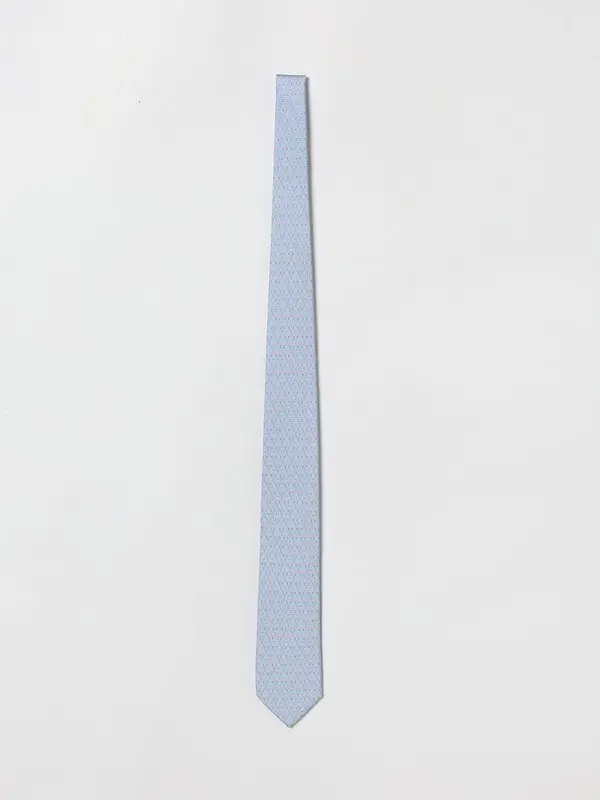 FERRAGAMO Neck Tie - Gnawed Blue