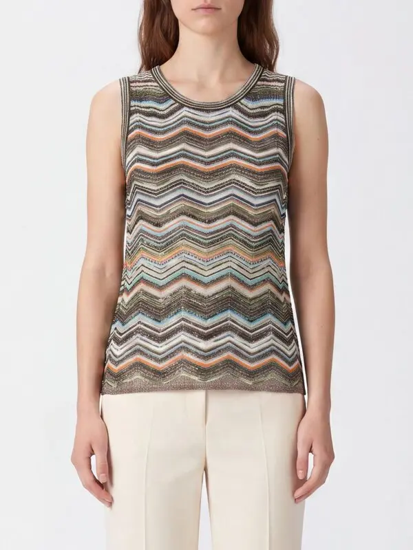 Missoni Sleeveless Zigzag Knit Top