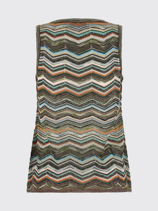 Missoni Sleeveless Zigzag Knit Top
