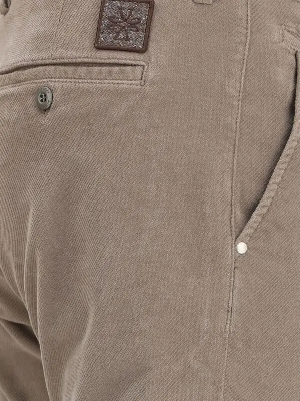 JACOB COHЁN Slim-fit Stretch Cotton Chino Trousers - Grey